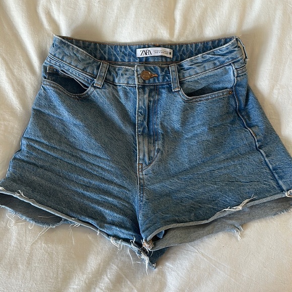 Zara Shorts Zara Blue Jean Denim Shorts Poshmark